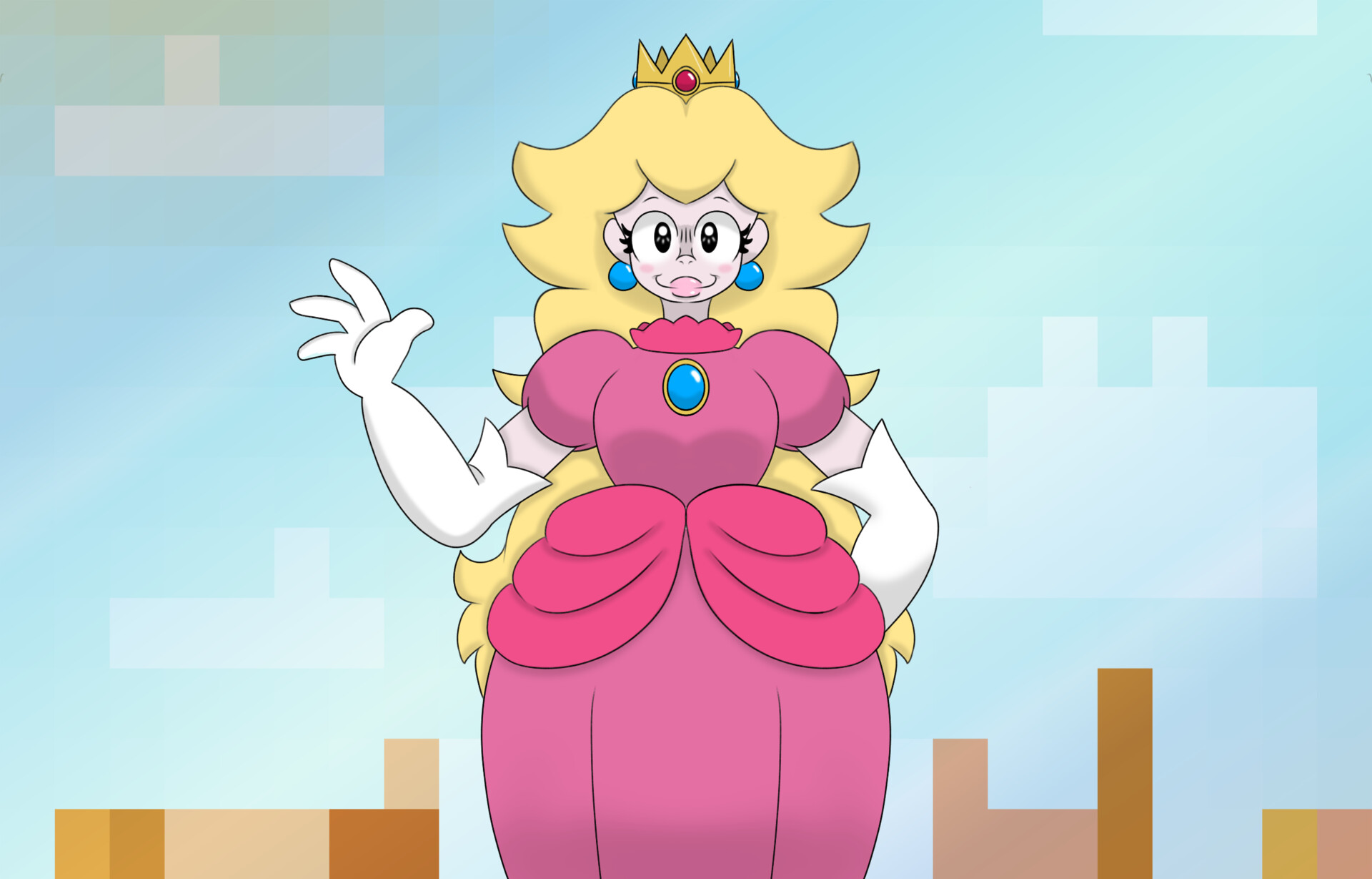 ArtStation - Princess Peach