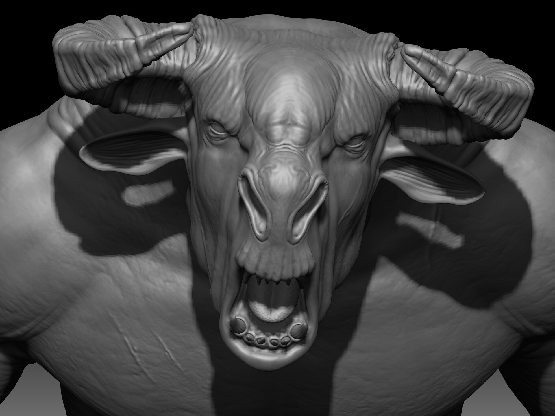 ArtStation - Minotaur sculpt