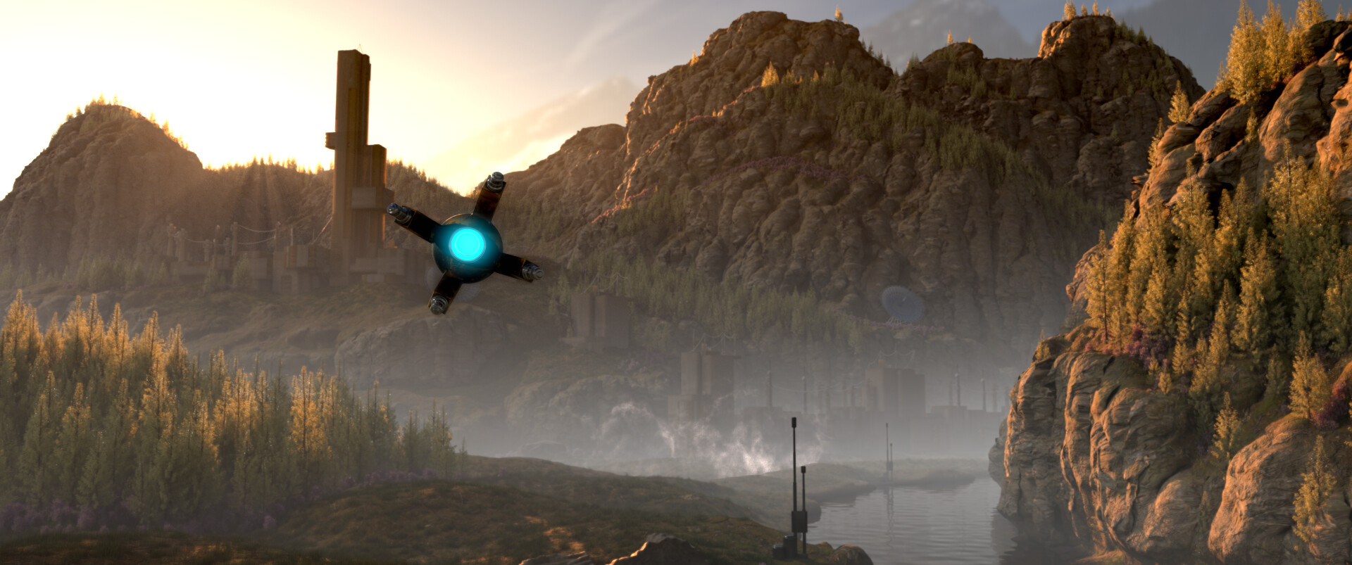 Ben Johnstone - Cinematic Establishing Shot In Houdini