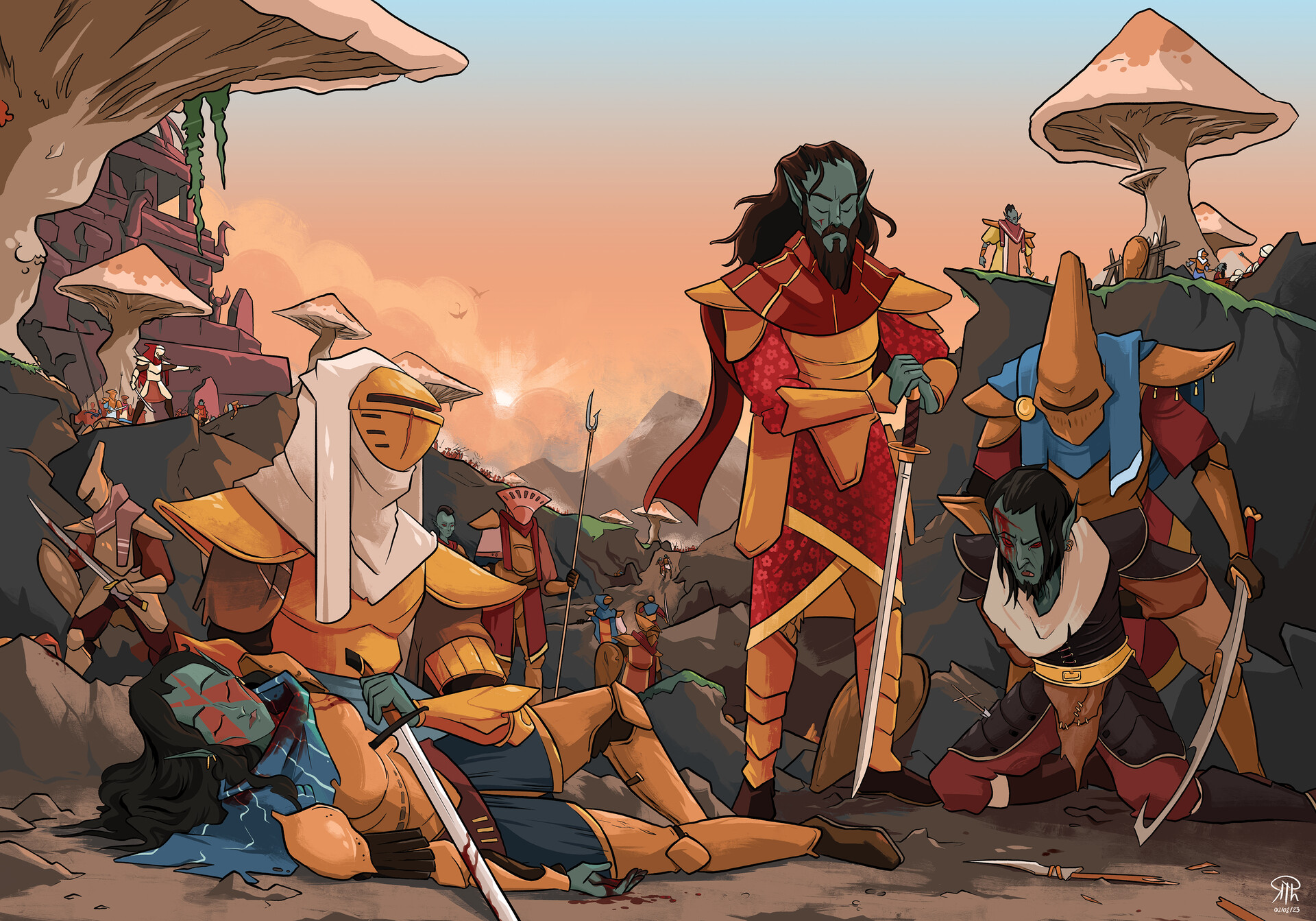 ArtStation - Elder Scrolls - Bataille d'Ald Redaynia
