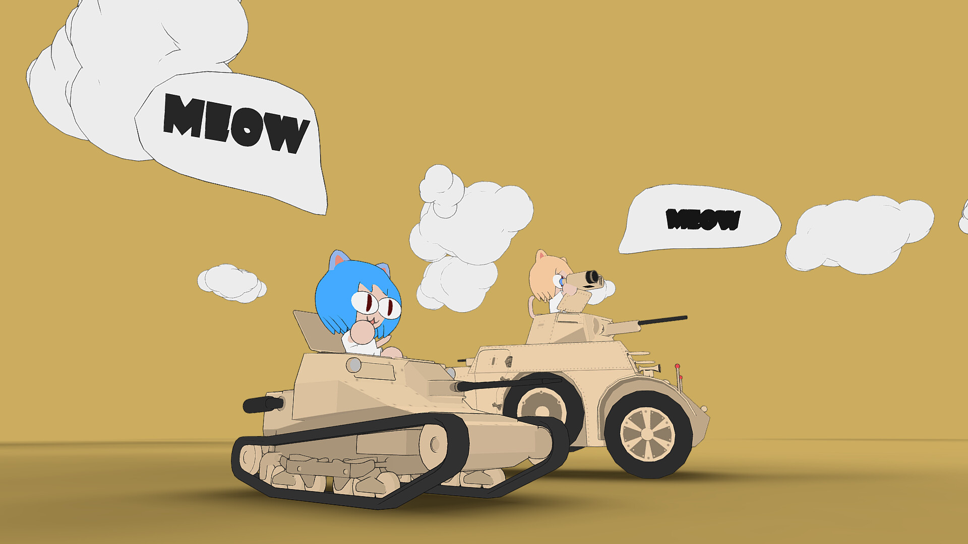 ArtStation - Neco Arc in the Desert