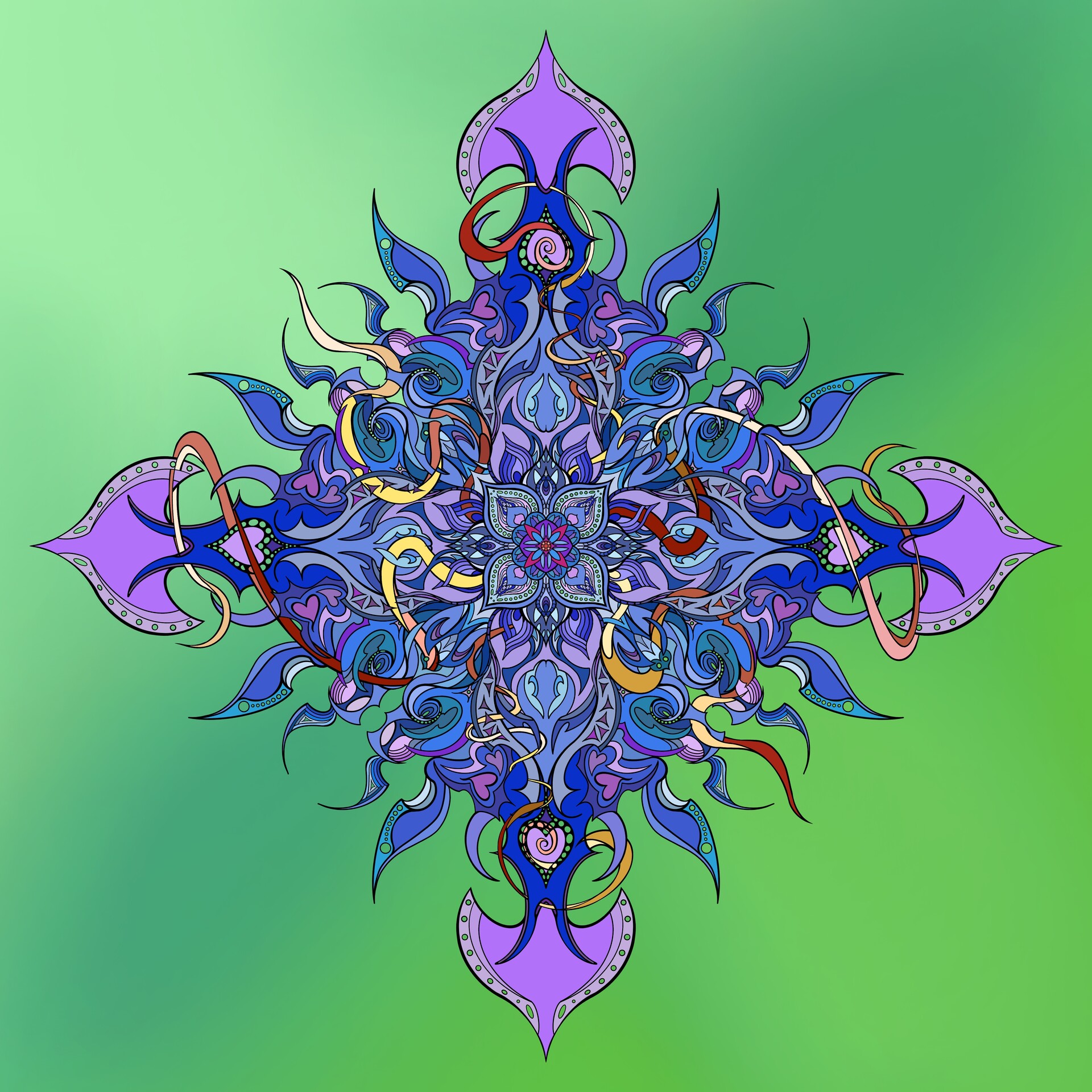 ArtStation - Mandala for Perseverance