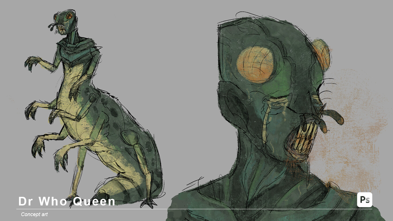 ArtStation - Dr who Alien Queen