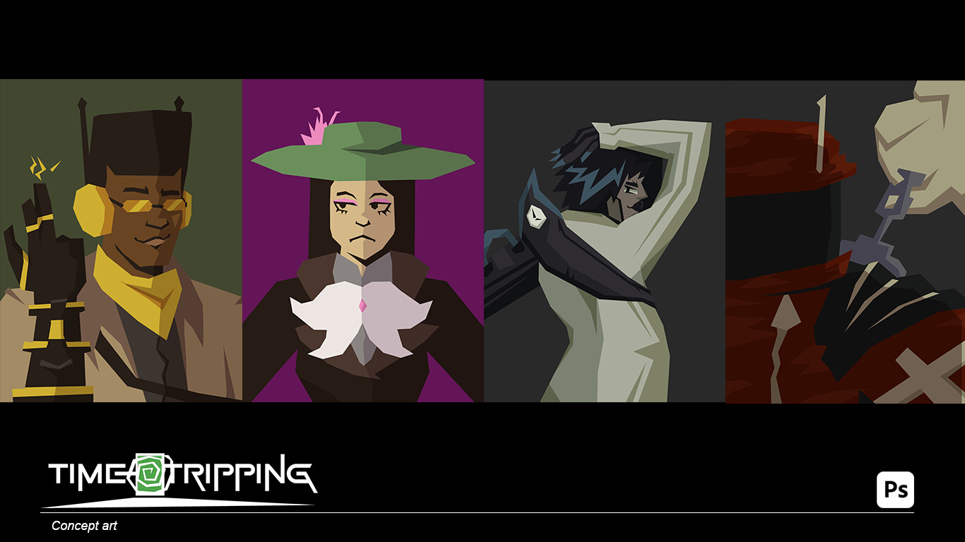 ArtStation - Time Tripping character desgin