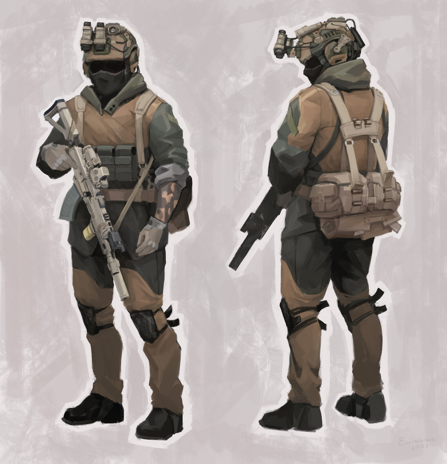 ArtStation - tacticool sketch I