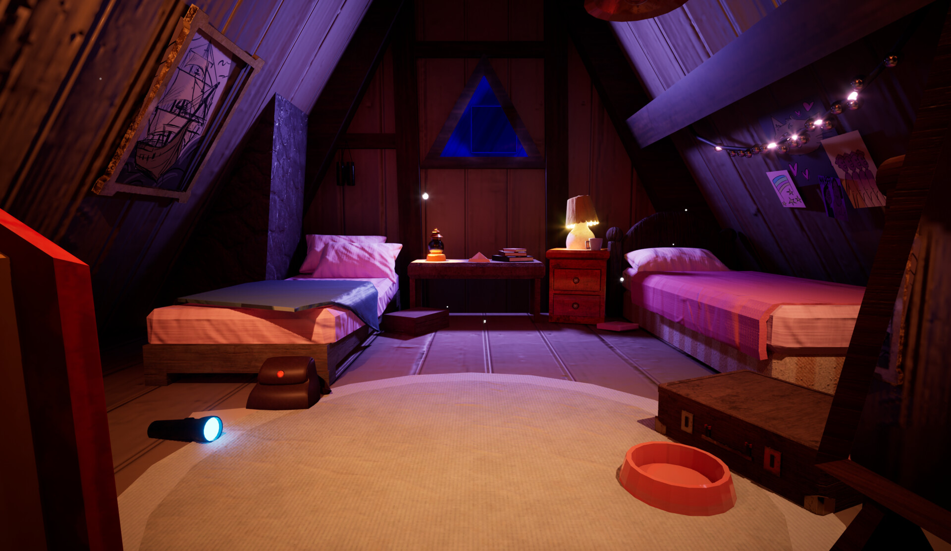 ArtStation - Gravity Falls bedroom