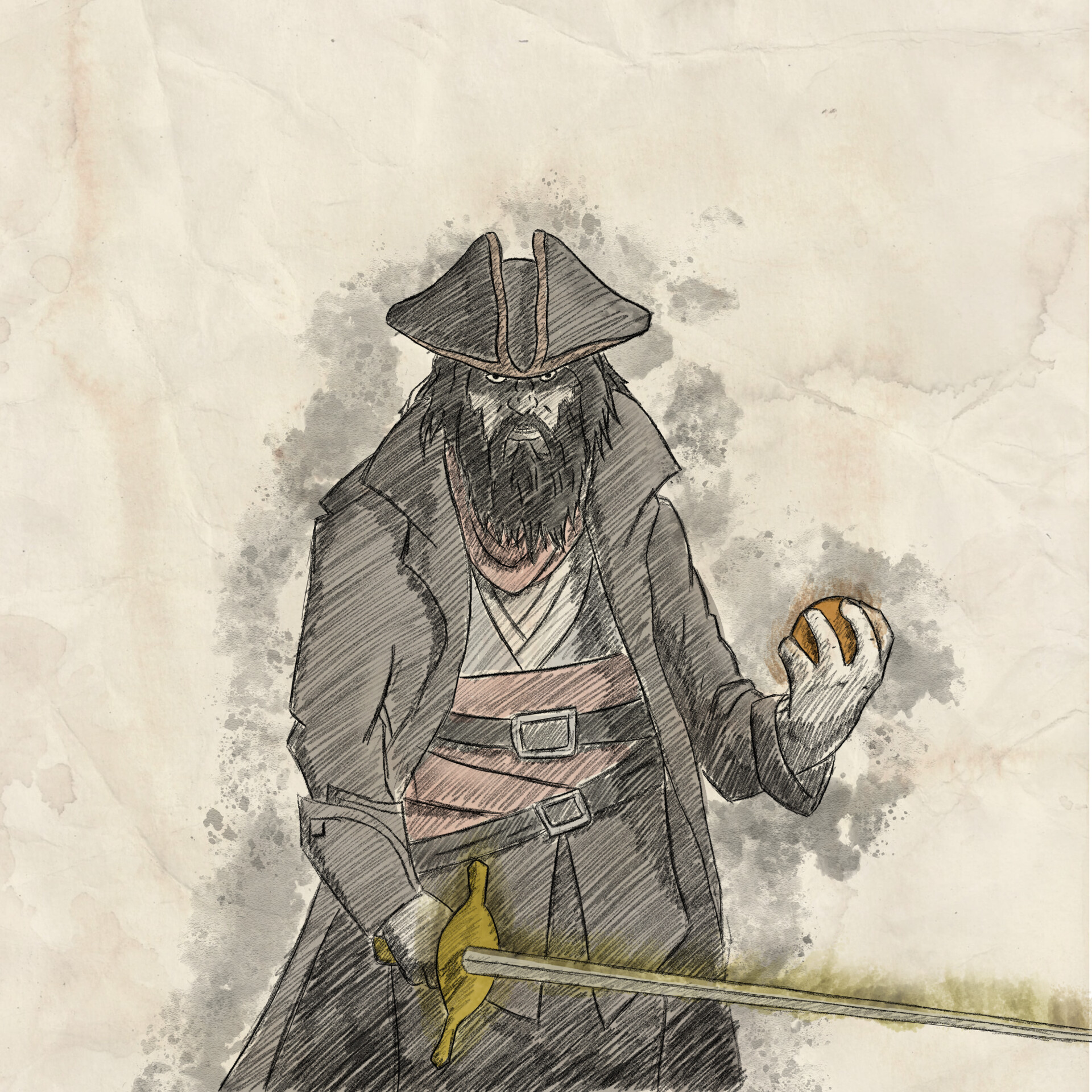 ArtStation - Pirate DnD Character