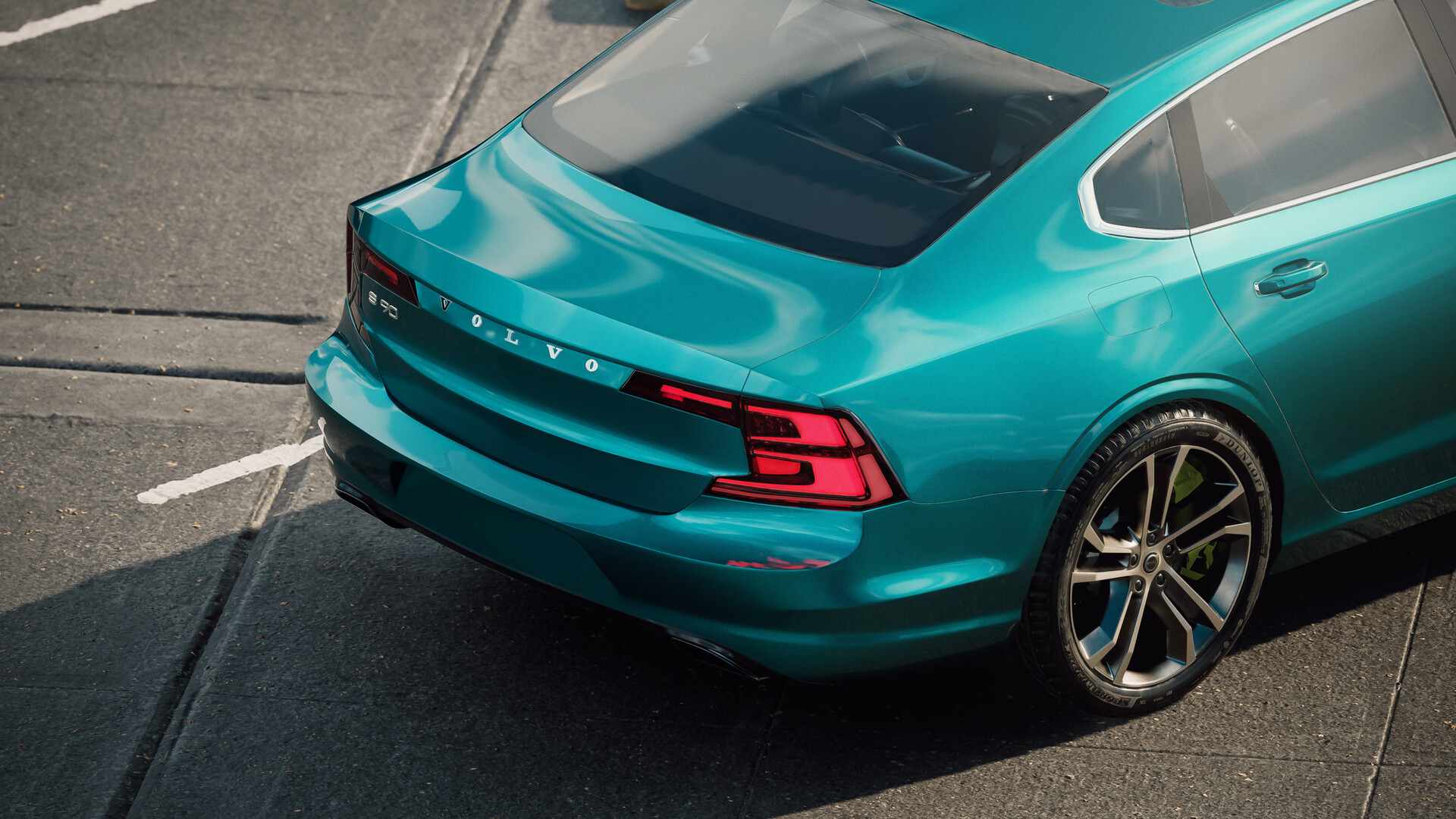 Shane Spence - Volvo S90 - Full CGI Automotive Renderings