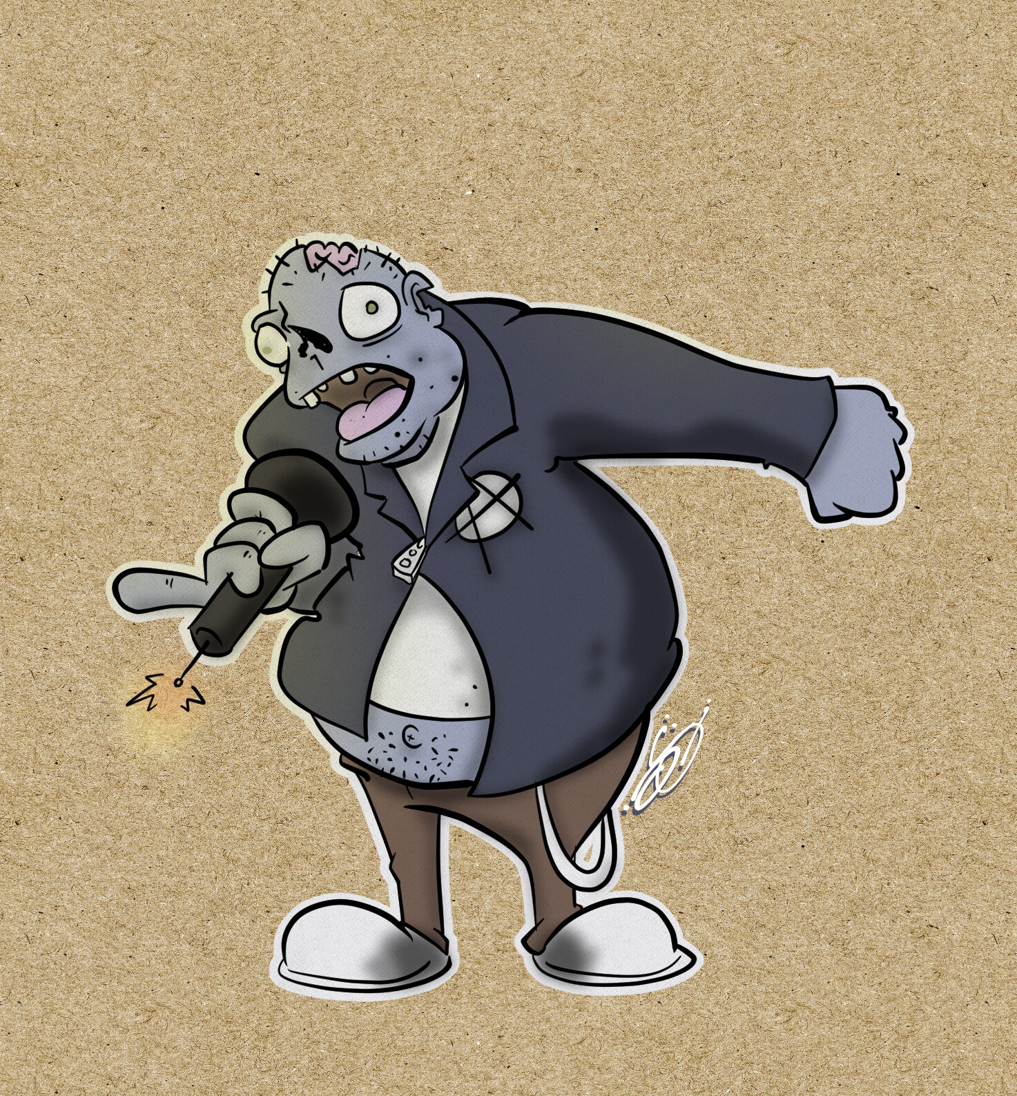 ArtStation - Zombie Punk