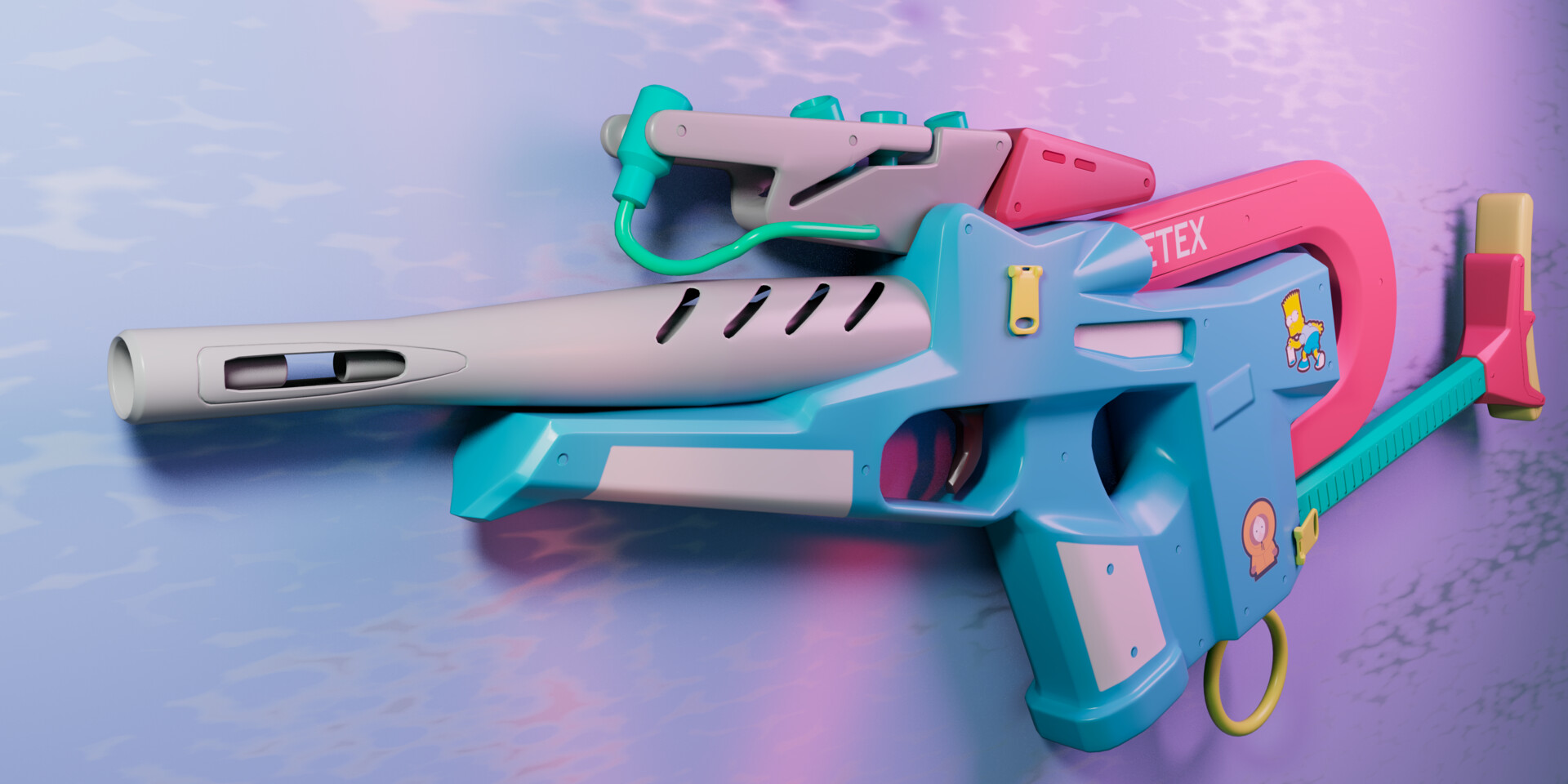ArtStation - Toy gun