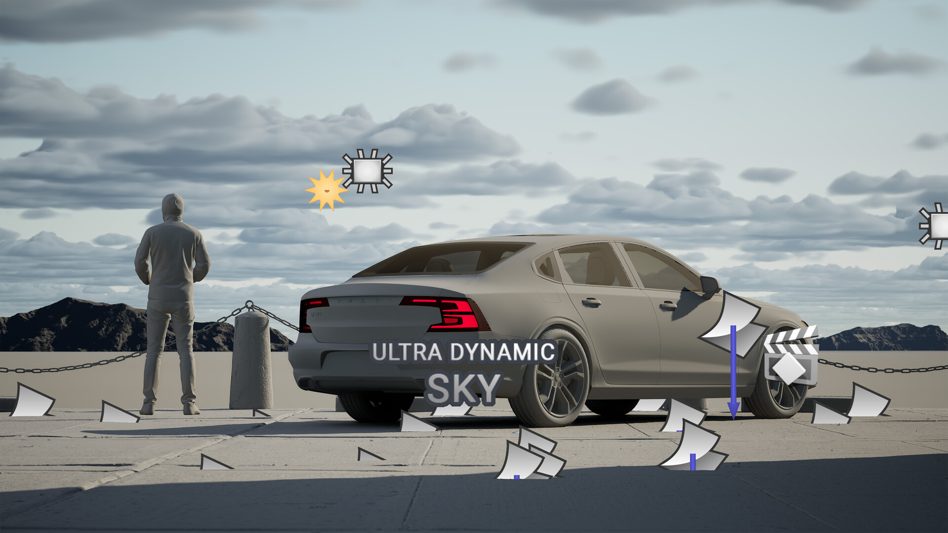 Shane Spence - Volvo S90 - Full CGI Automotive Renderings