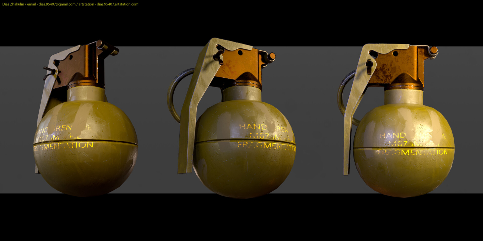 ArtStation - Grenade low poly