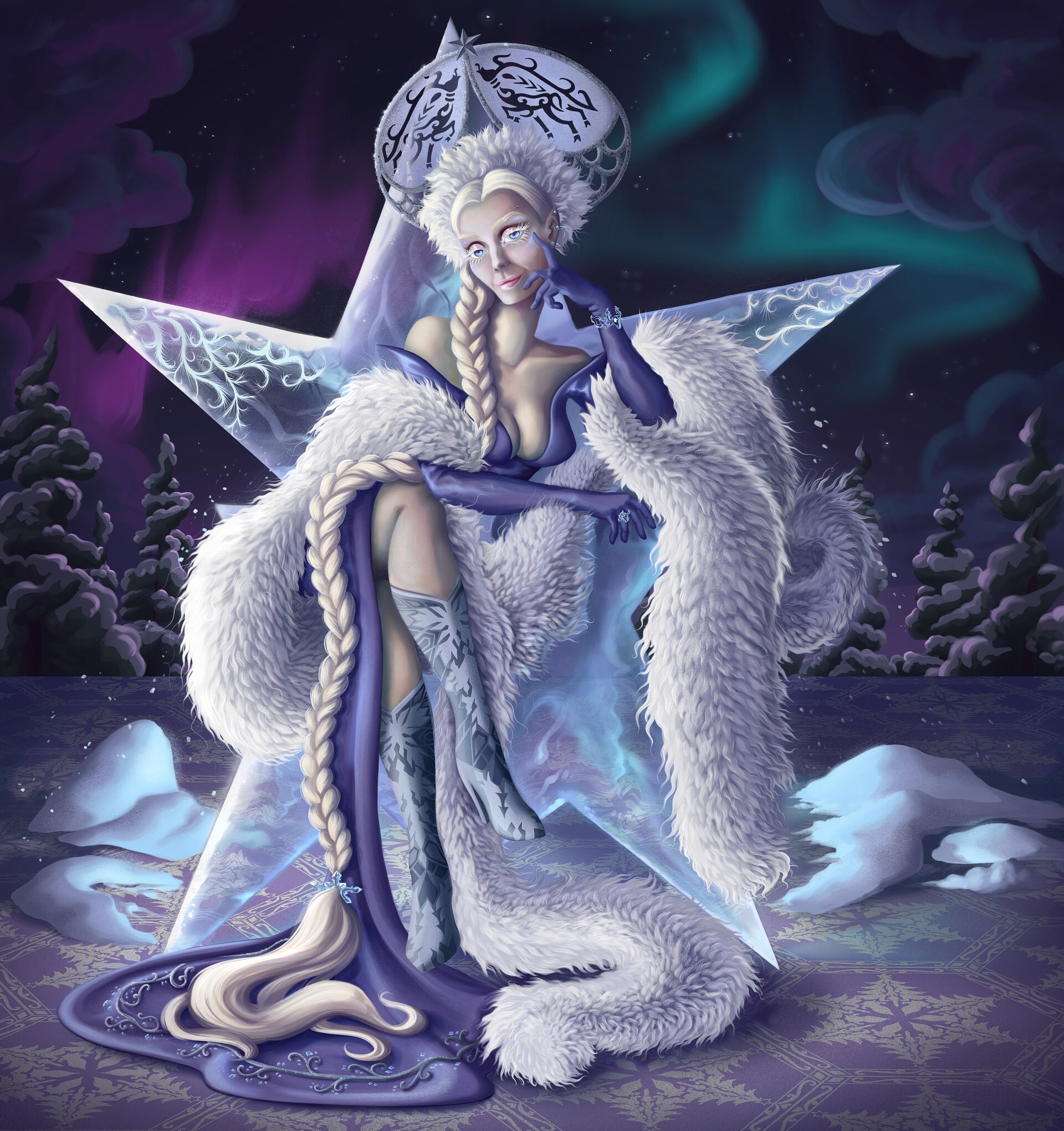 ArtStation - Winter Queen Zuri