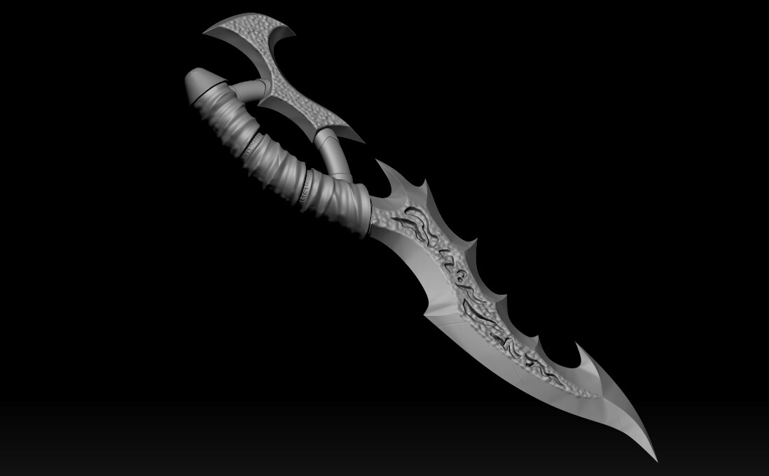 ArtStation - Stylized Dagger Sculpt