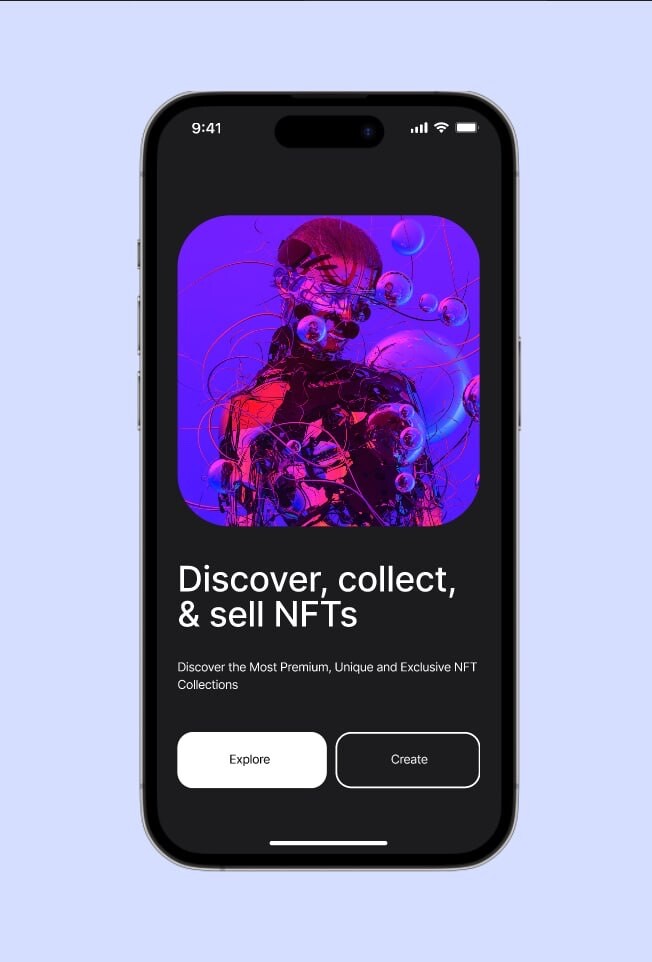 ArtStation - NFT app ui/Ux