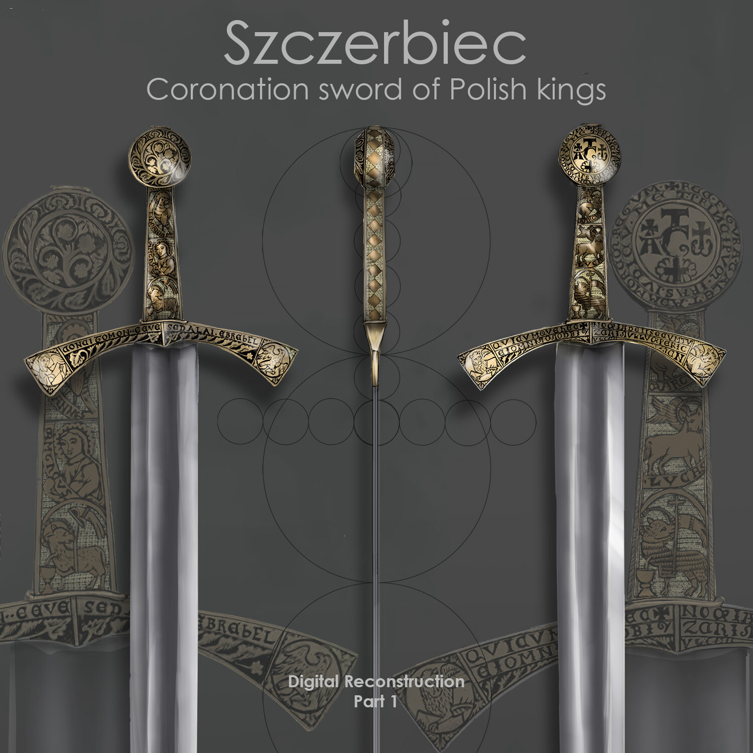 "Belarius" Grzegorz Bemke - Digital reconstruction of iconic Polish sword