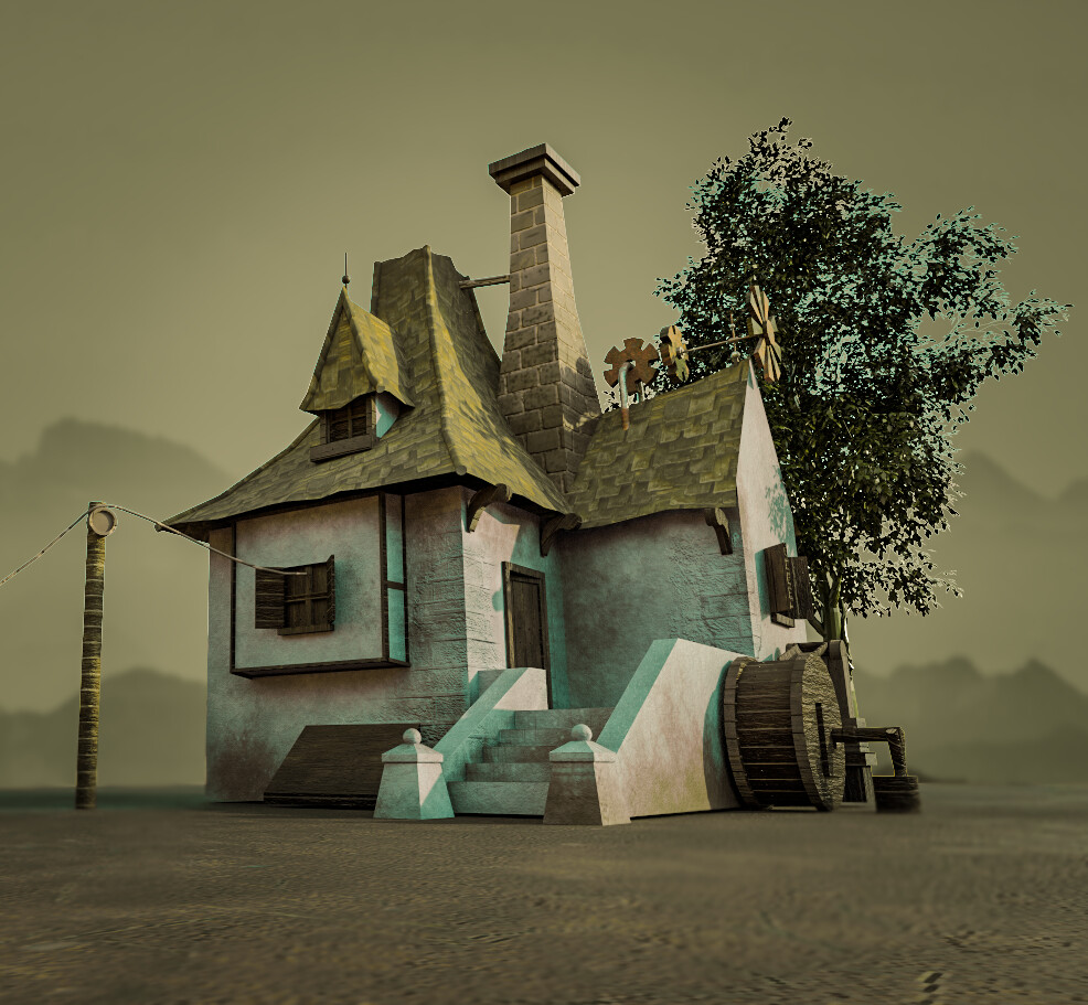 ArtStation - house {game asset}