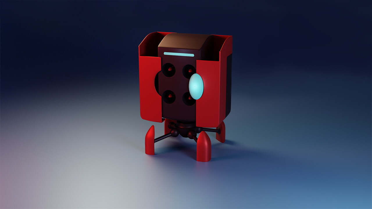 ArtStation - Robot Rocket