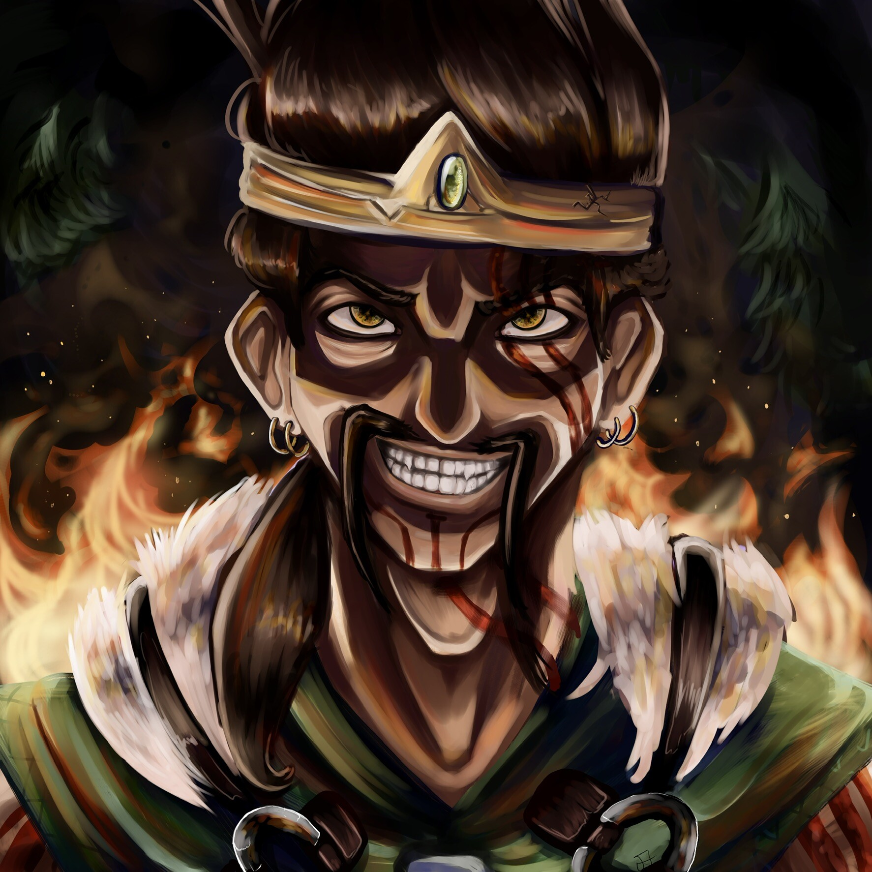 ArtStation - Draven League Of Legends Portrait