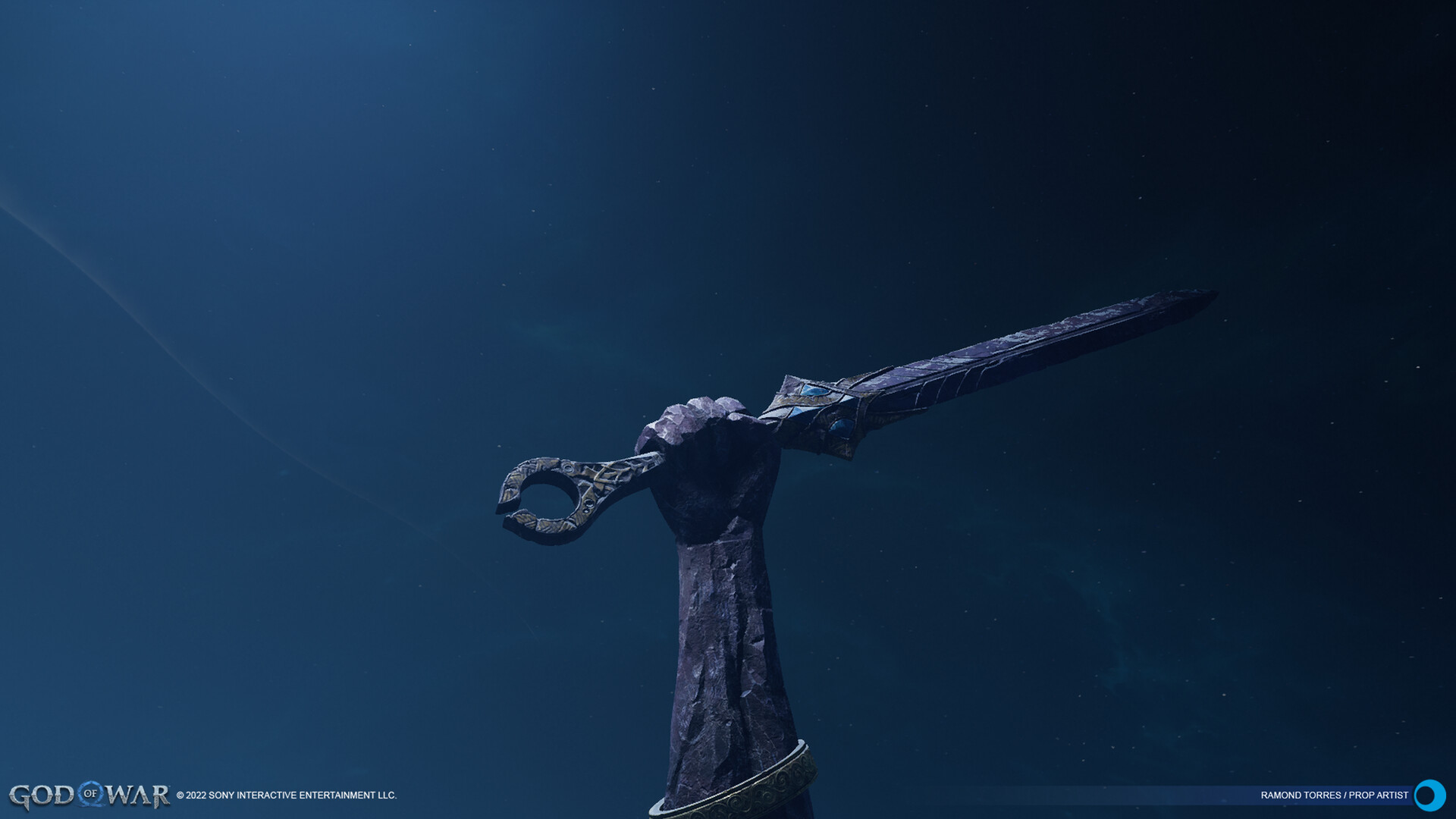 Ramond Torres - God of War Ragnarök - Freyr Sword