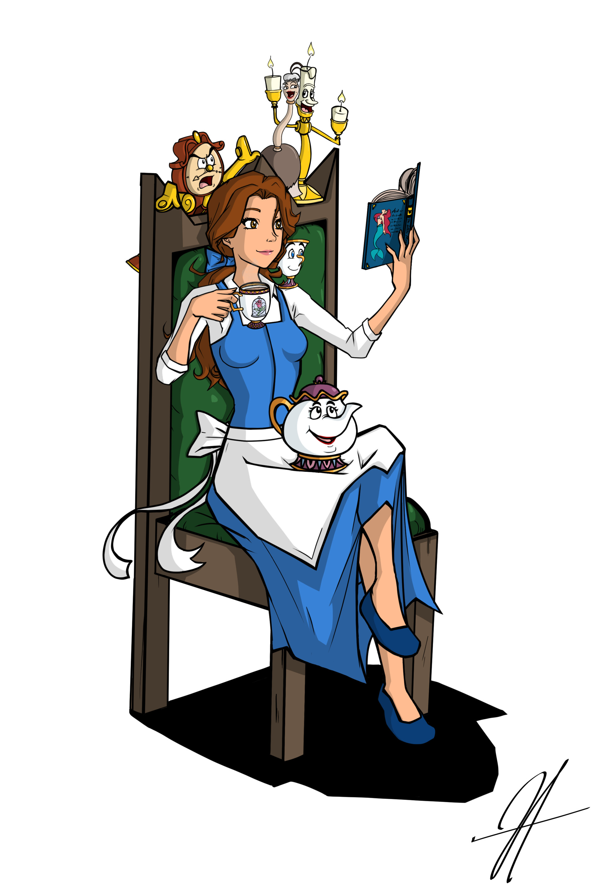 ArtStation - Belle (Beauty and the Beast)