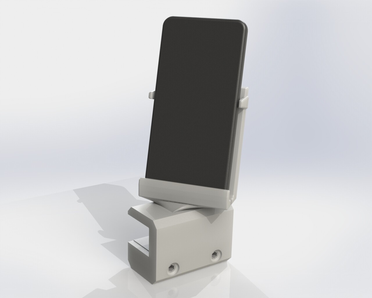 ArtStation - Desk Clamping Phone Mount