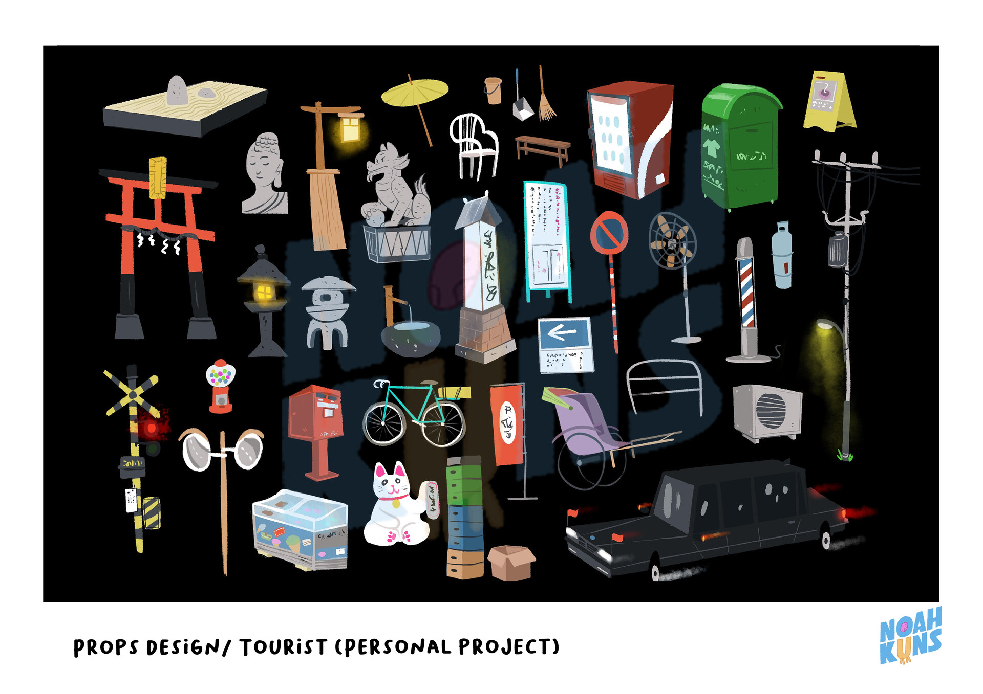 Noah Cuns - Props, BG´s & Vehicles