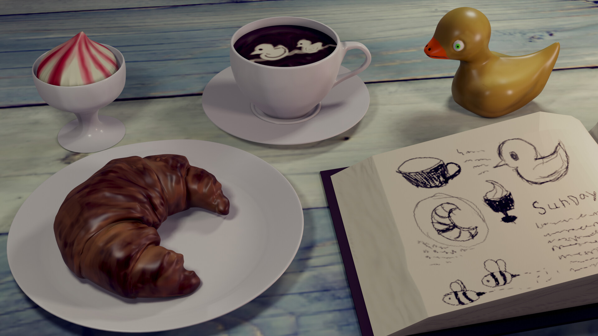 ArtStation - Duck Café