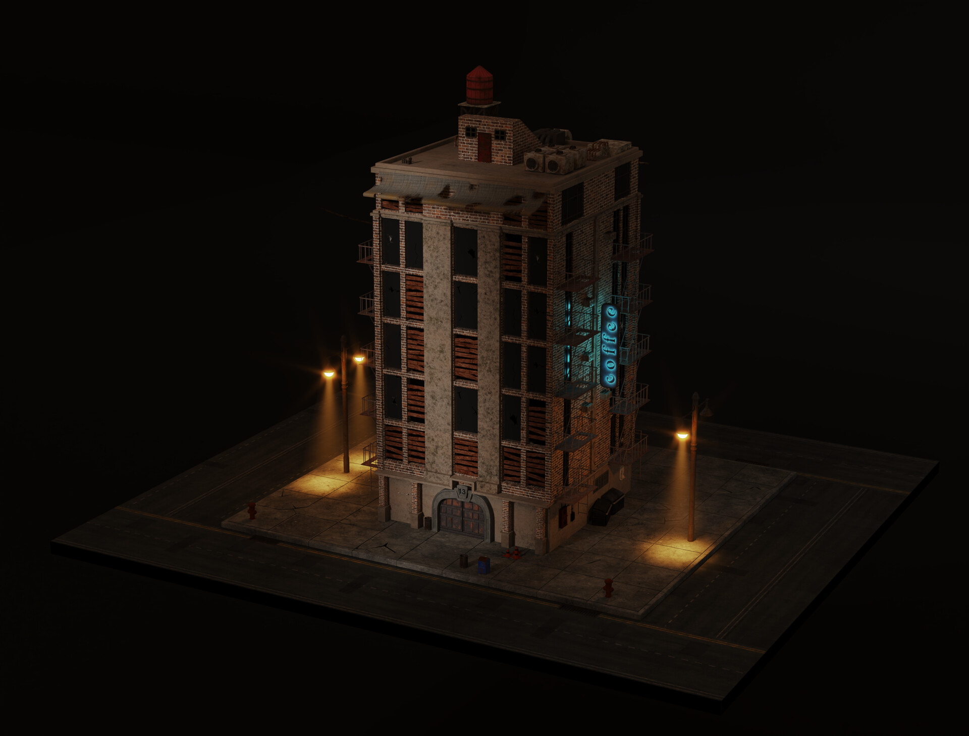 ArtStation - 3D Building