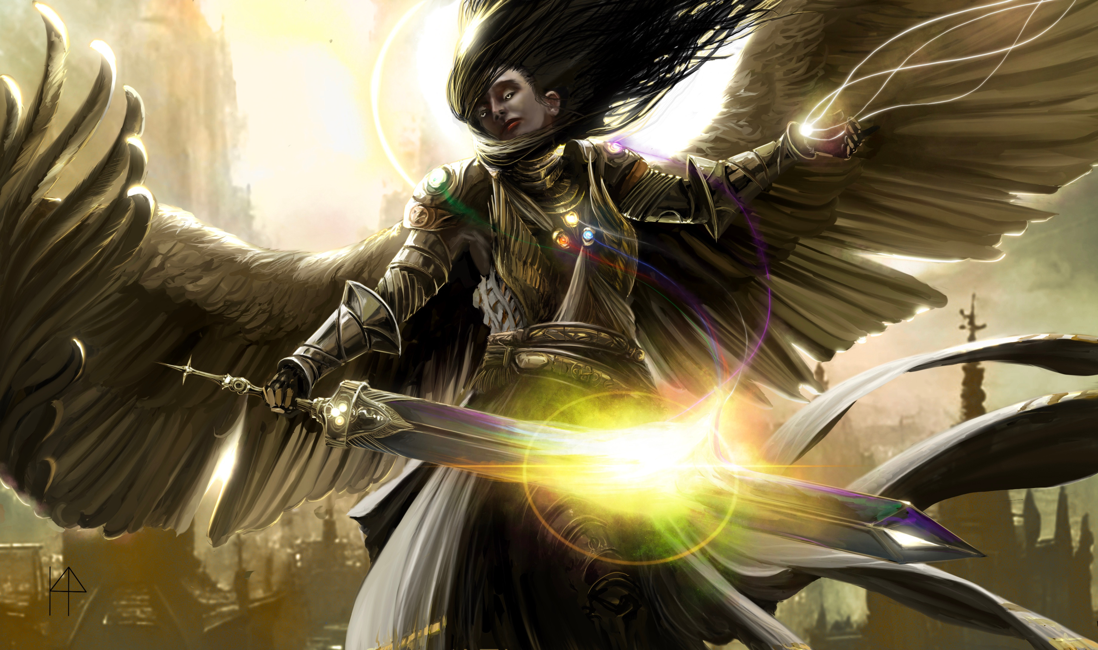 5 color angel - Angel of life, Kyle Pearson : r/ImaginaryAngels