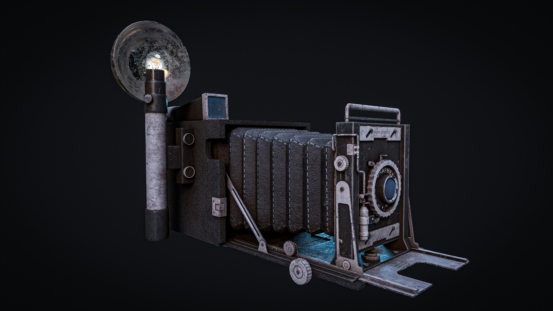 ArtStation - Vintage camera (crown graphic)