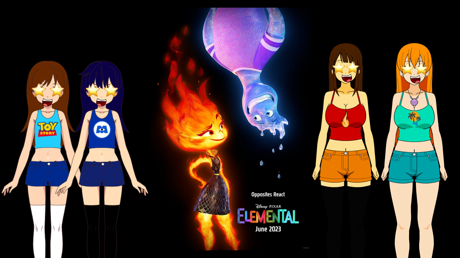 ArtStation - Since I am excited for Elemental, I decided to make this.