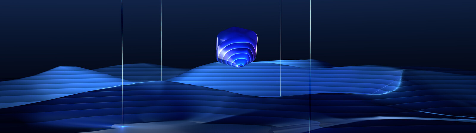 Alexander - abstract wavy landscape [blender tutorial on light&materials]