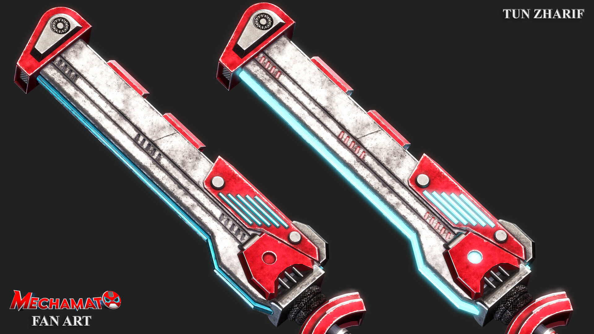 Tun Zharif - Mechamato_Sword (FanArt)