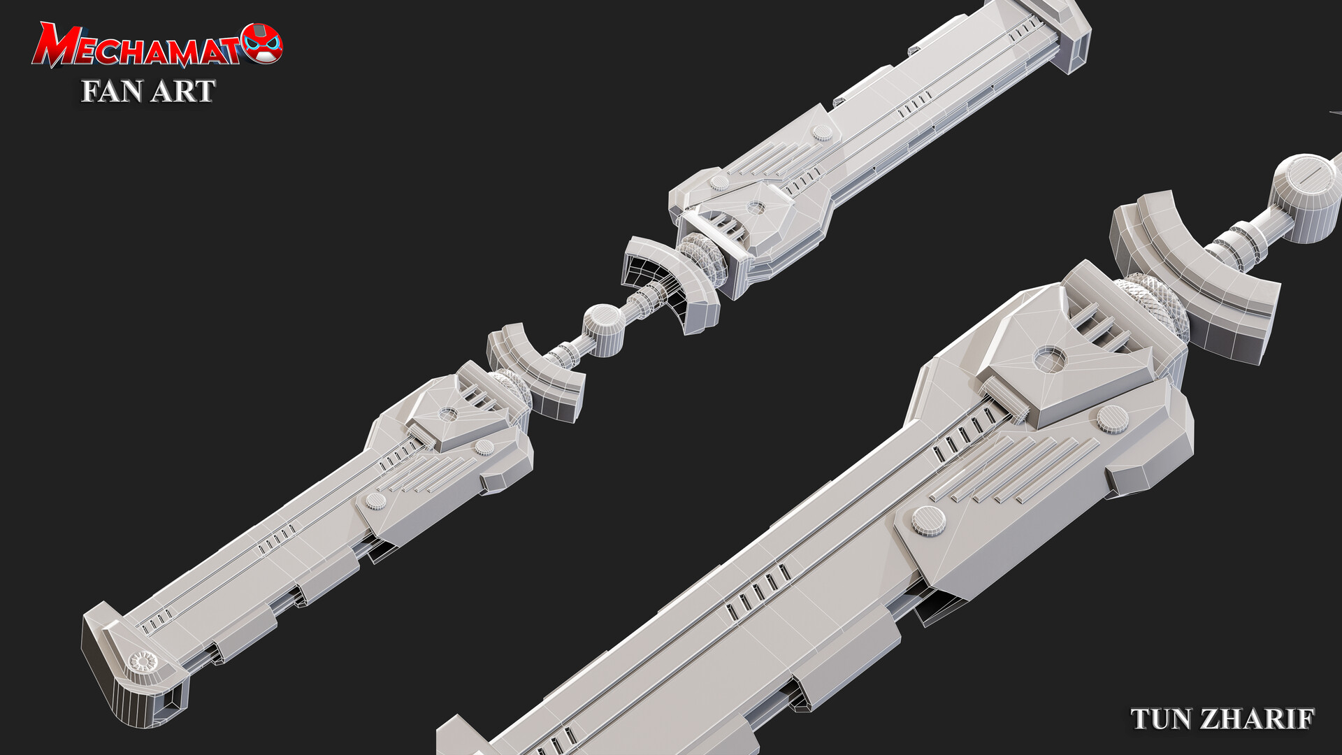 Tun Zharif - Mechamato_Sword (FanArt)