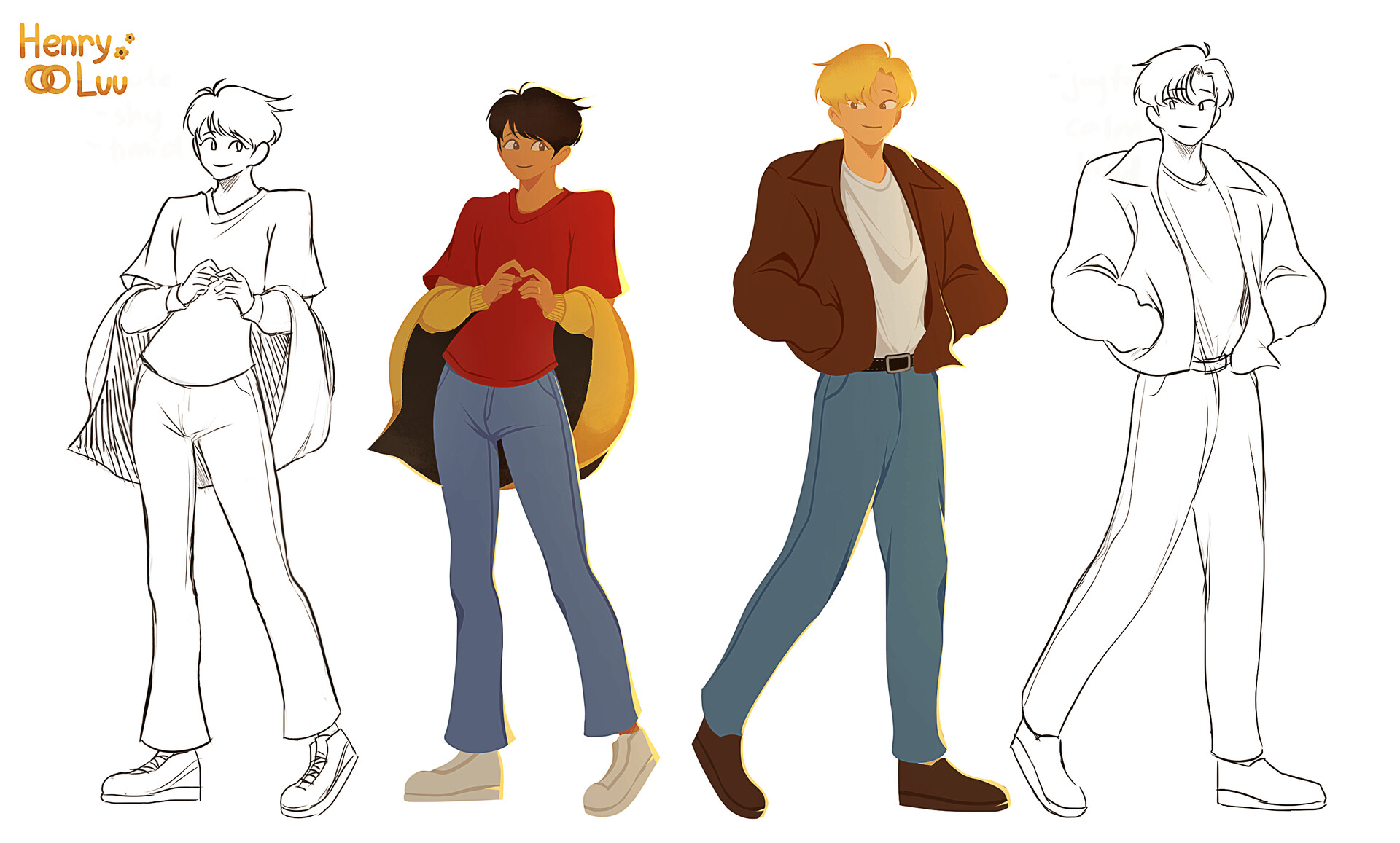 ArtStation - "Henry & Luu" Character Design