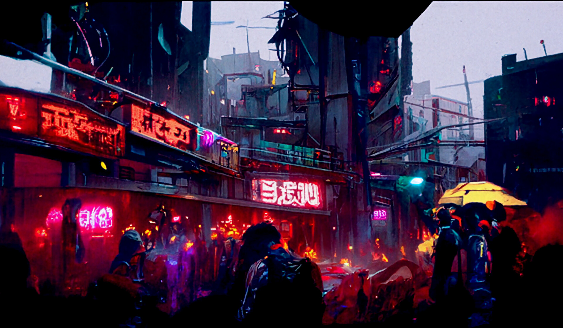 ArtStation - Cyberpunk Cityscape