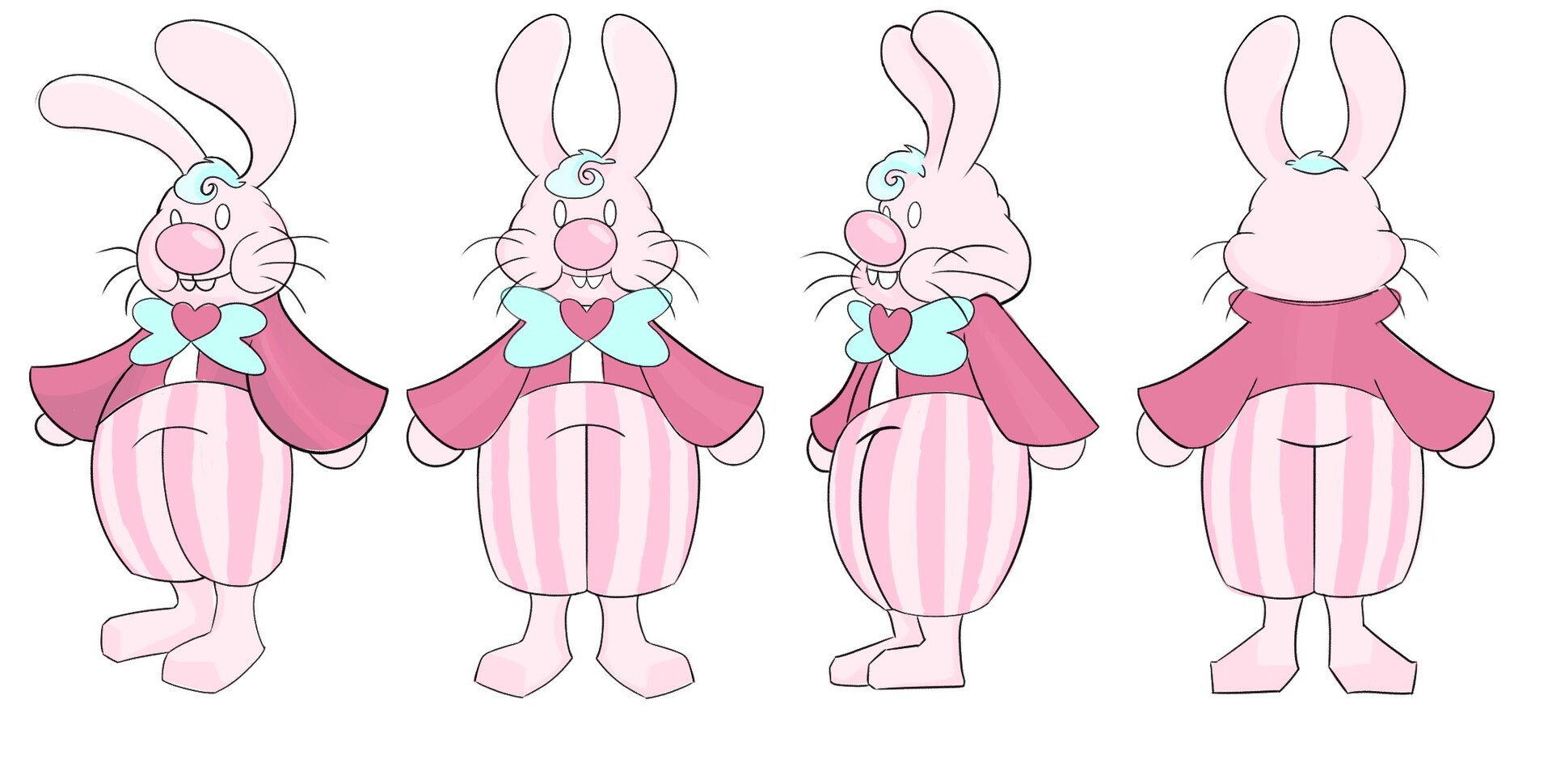 ArtStation - Character Design - Pink Rabbit