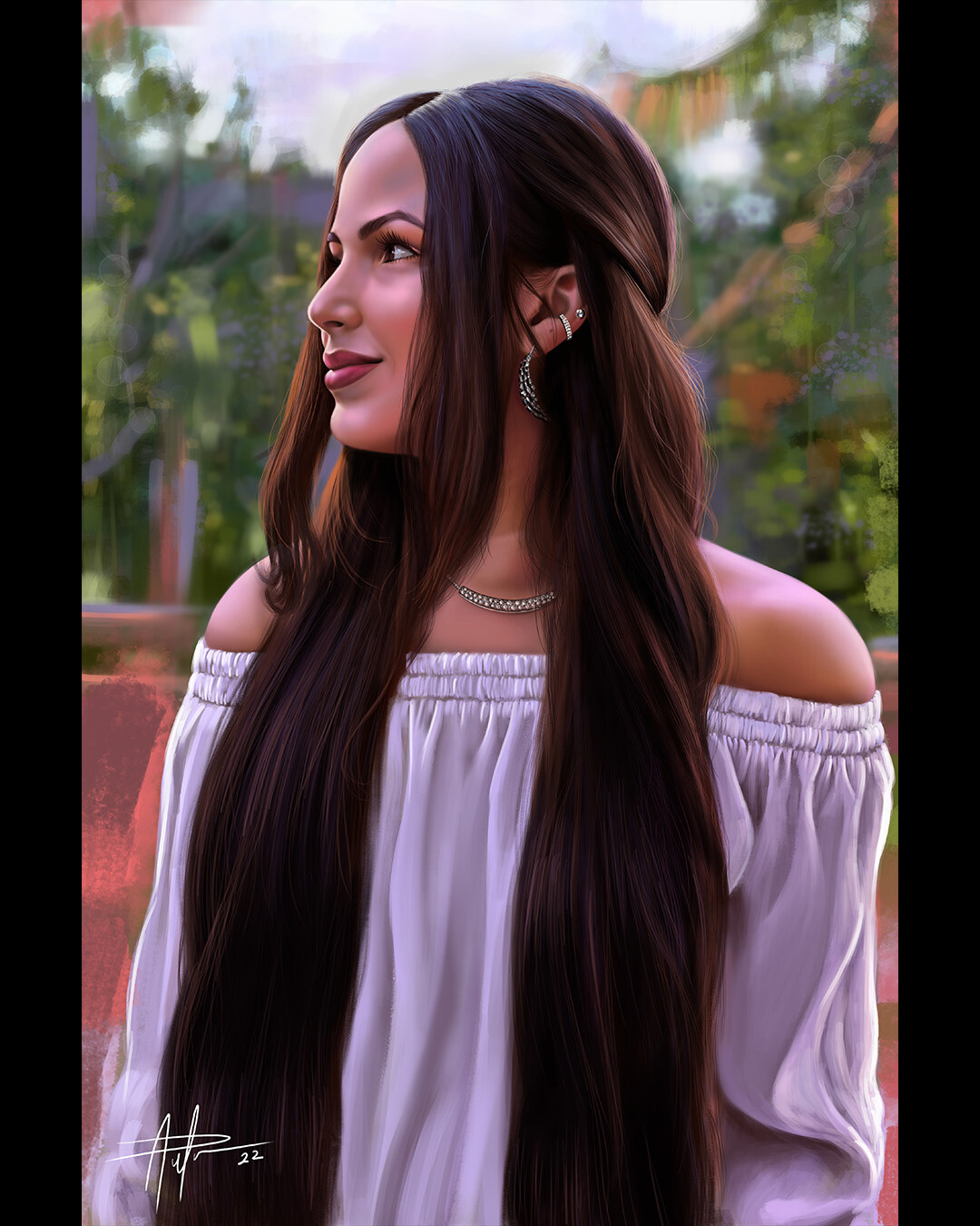 ArtStation - My beautiful wife Lisy