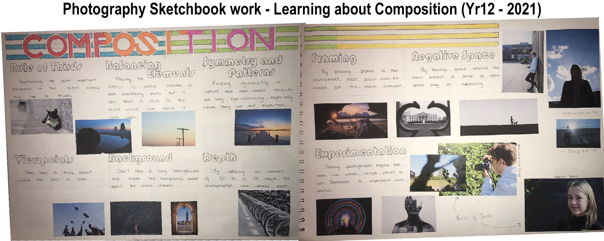 ArtStation - 10 - Photography Sketchbook work - Learning about Composition