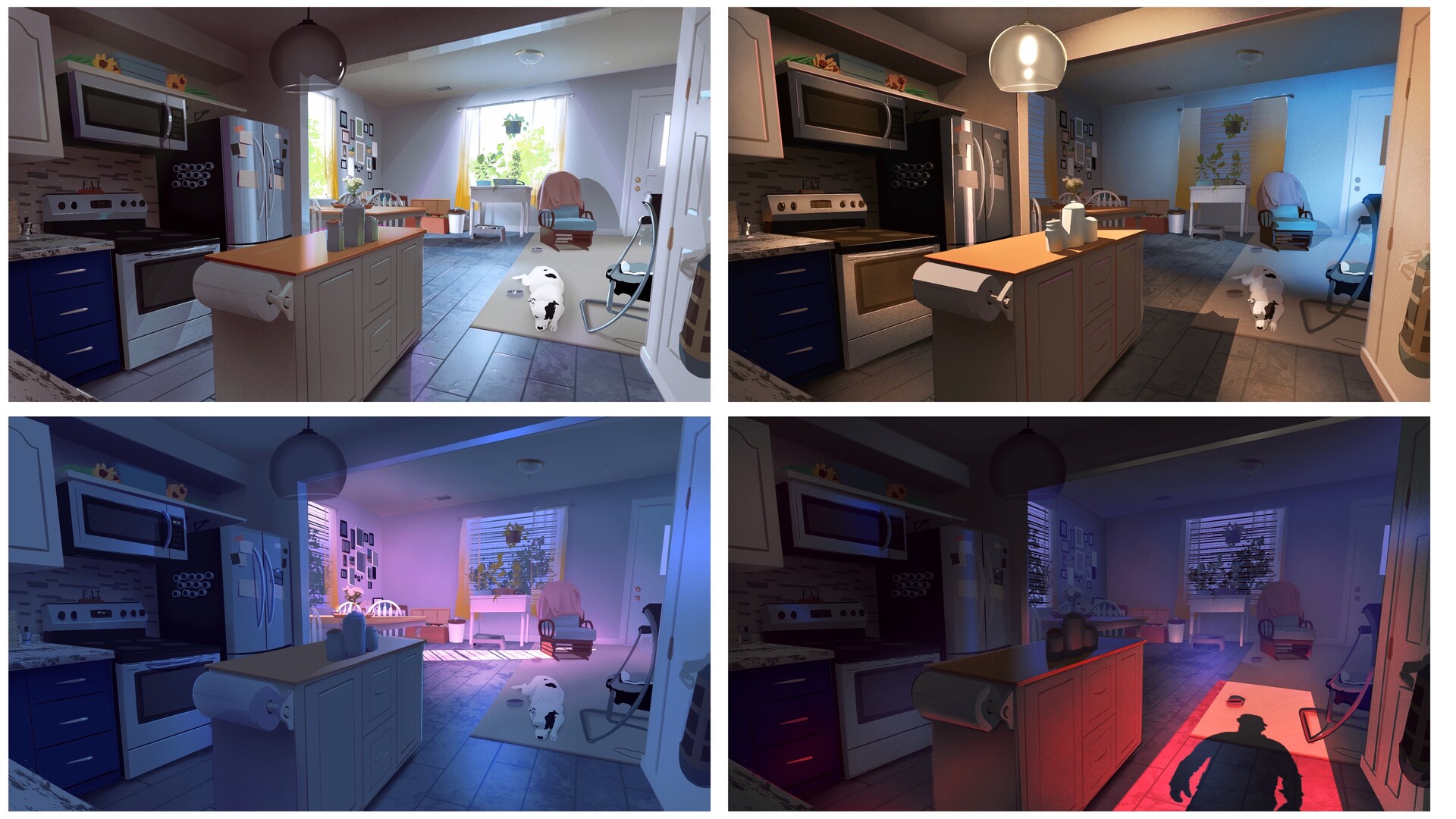 ArtStation - Kitchen Color Keys