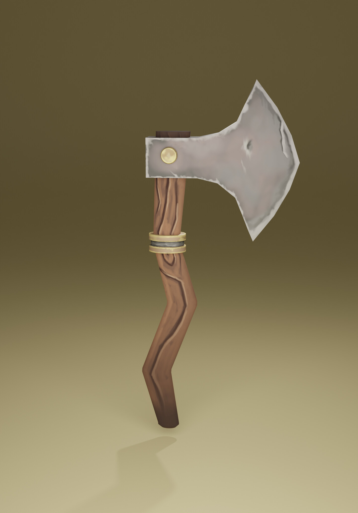 ArtStation - Basic Battle Axe - Hand painted Texture
