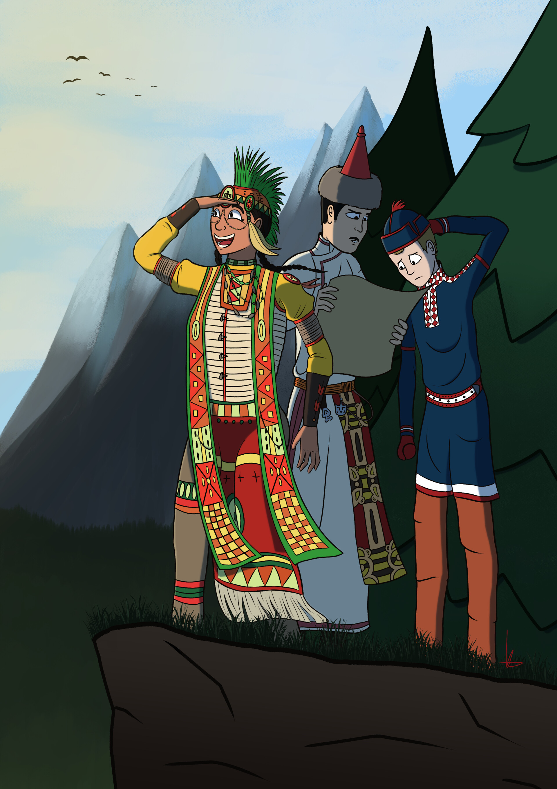 ArtStation - Fantasy Adventurers in the North