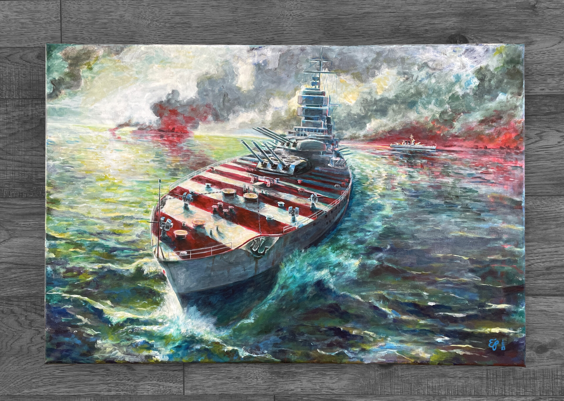 ArtStation - Littorio-Class Battleship (Commission)