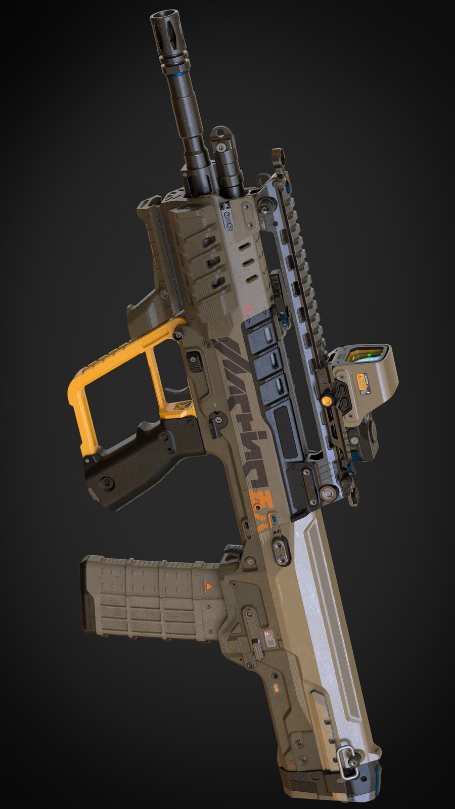 A G R É - BULLPUP RIFLE CONCEPT | CODE - Compact Dynamic Defense Rifle