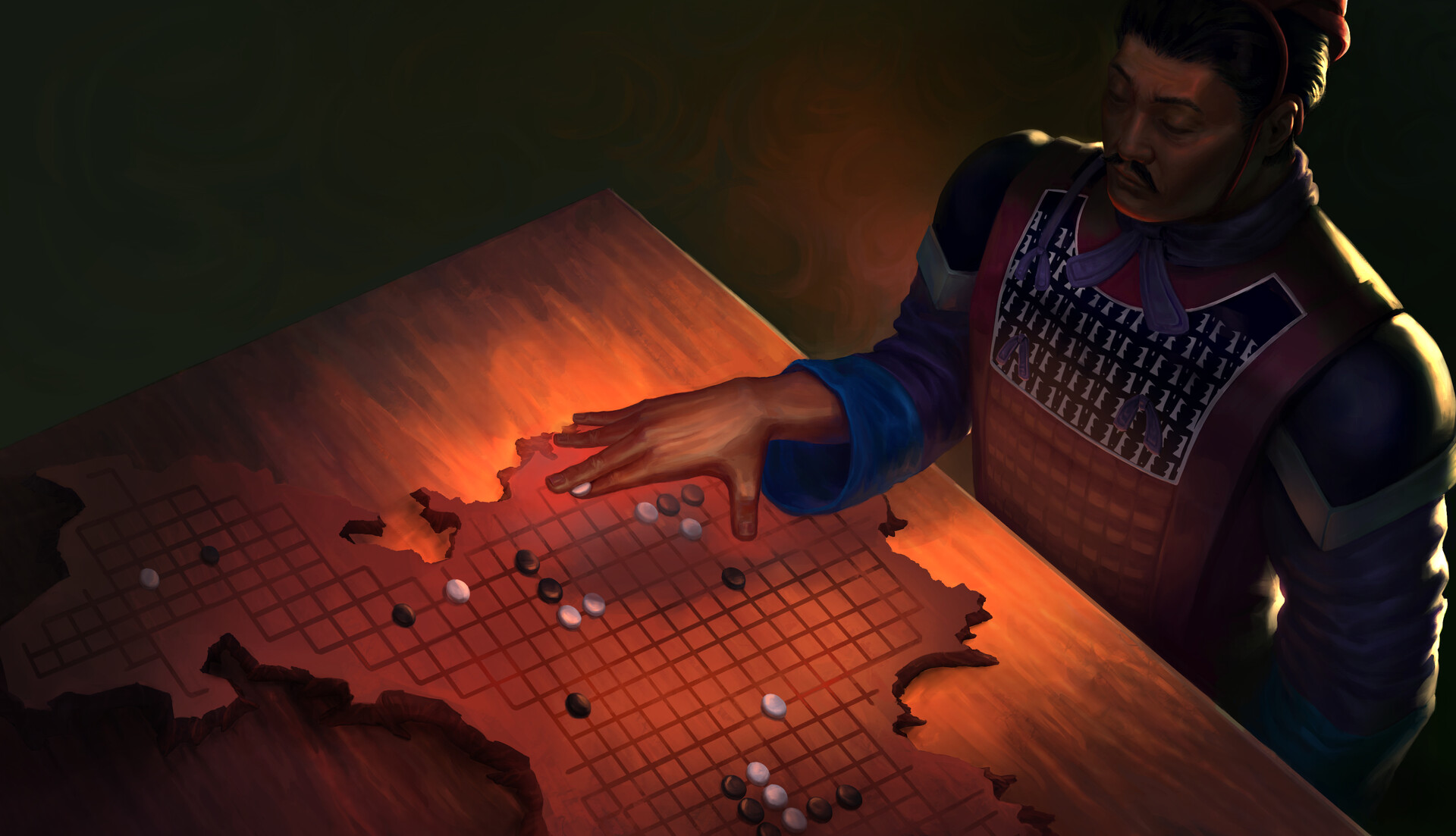 Ana Caroline - Custom Goban - Capsule Art