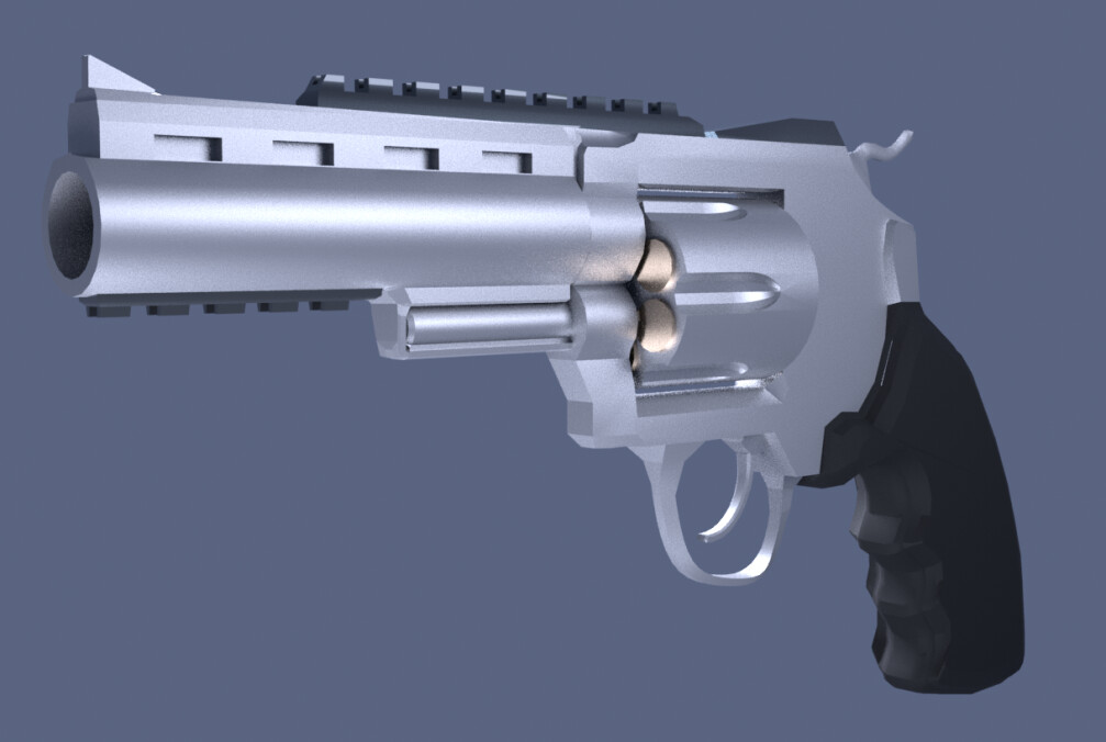 ArtStation - Modeling Practice - Revolver