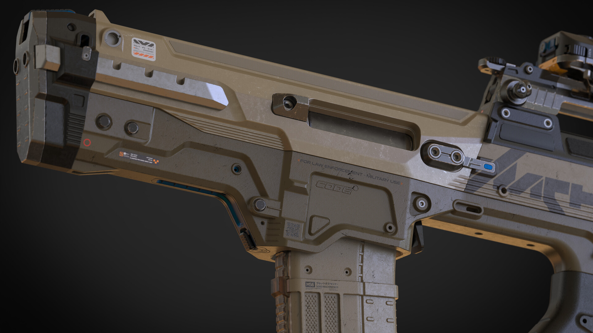 A G R É - BULLPUP RIFLE CONCEPT | CODE - Compact Dynamic Defense Rifle