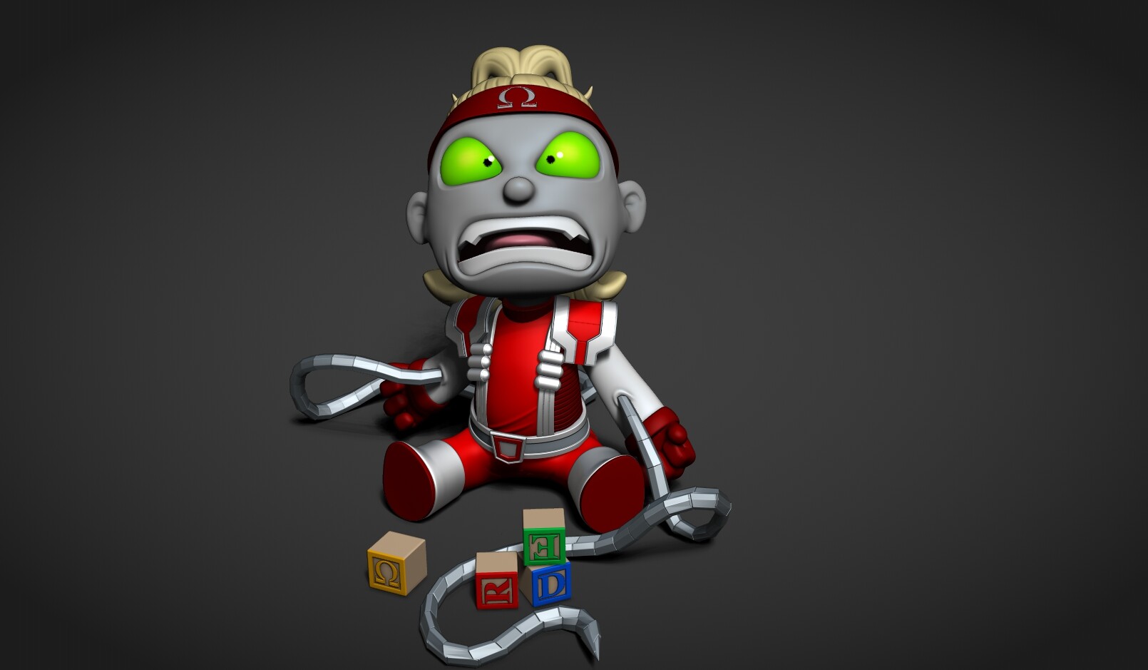 ArtStation - Baby Omega Red