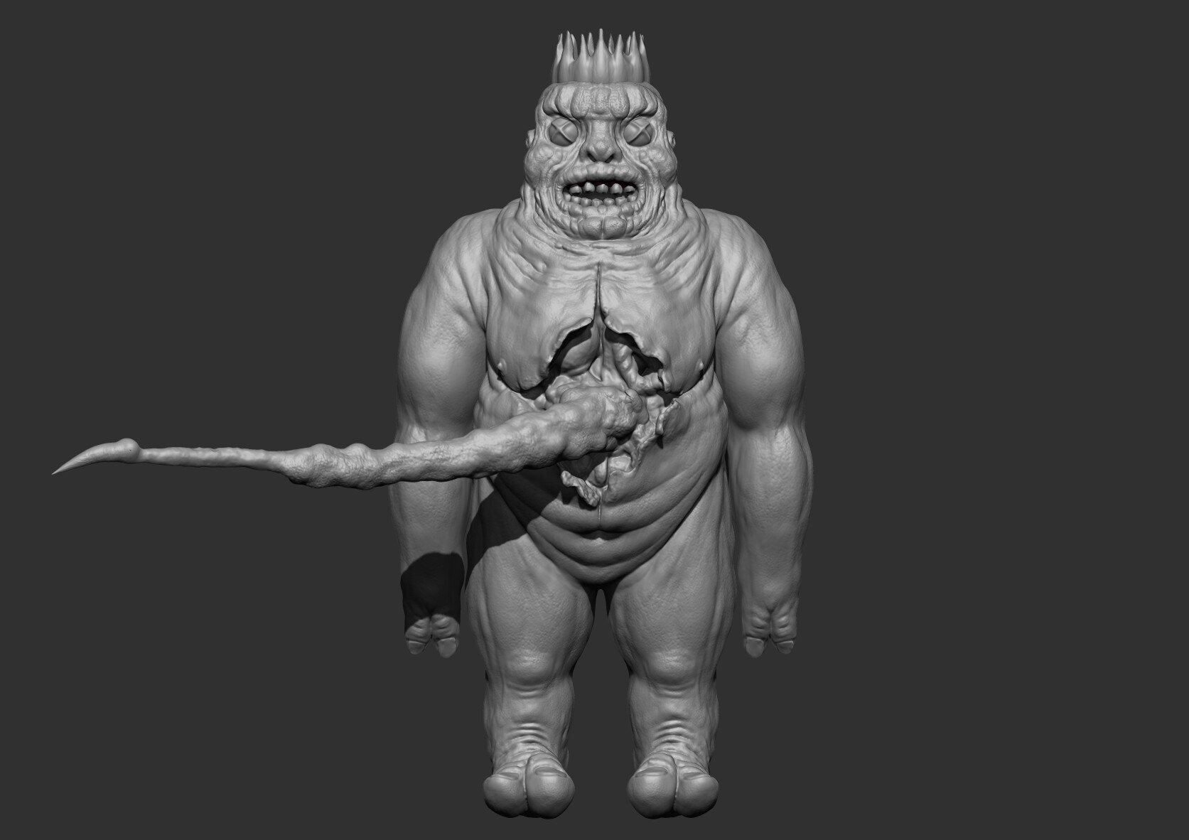 ArtStation - Dead Alien body